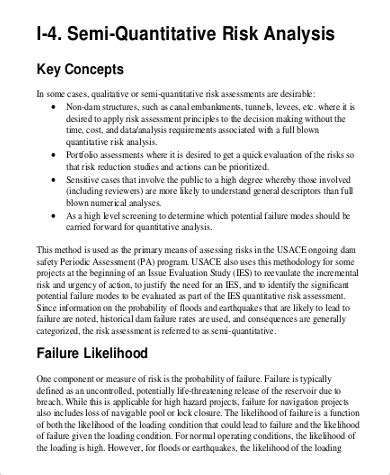 FREE 8 Quantitative Risk Analysis Samples In PDF Excel MS Word