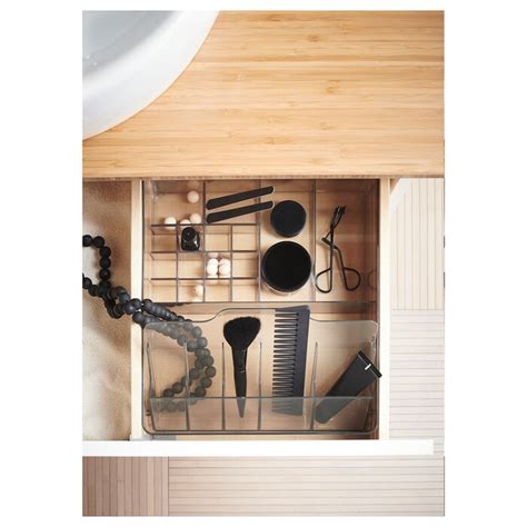 Godmorgon Box With Compartments Smoked 32x28x10 Cm Ikea Malaysia