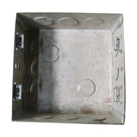 Mild Steel Ms Square 12 Modular Electrical Box Gray At Rs 35 Piece In Kanpur