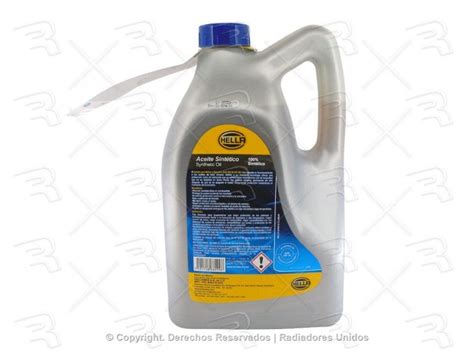 ACEITE MOTOR SINTETICO GASOLINA SAE W API SN Lts HELLA RUNSA Autopartes