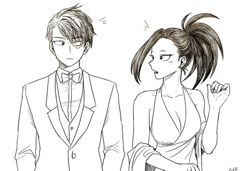 Boku No Hero Academia Todoroki Shouto Momo Yaoyorozu Boku No Hero