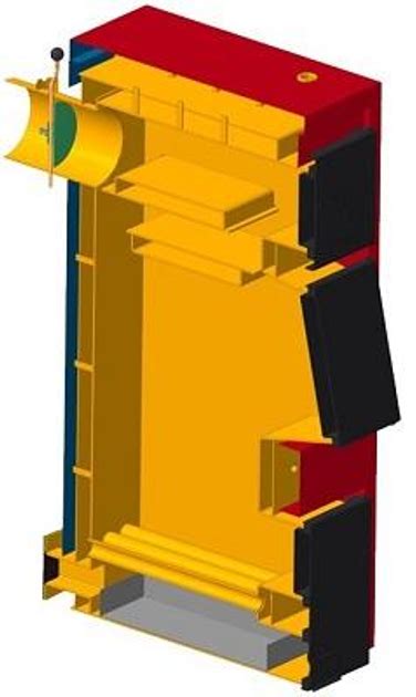 Котел твердотопливный на дровах Heating Machines Козак 20 кВт до 200 кв ...