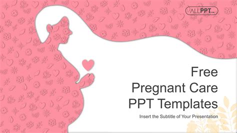 Pregnancy Care Template Slide And Layout Pptx