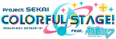 Virtual Singer ｜ Character ｜ プロジェクトセカイ カラフルステージ！ Feat初音ミク Typo Logo