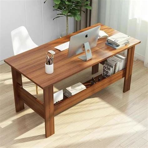 Wooden Study Computer Table With Storage At Piece In Rajnandgaon ID