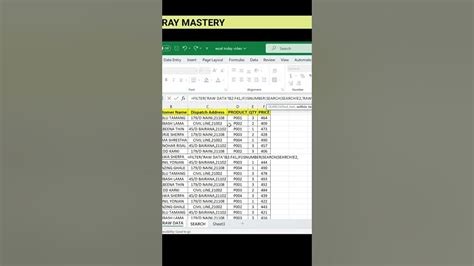 Create Dynamic Search In Excel Search Data With Address Advance