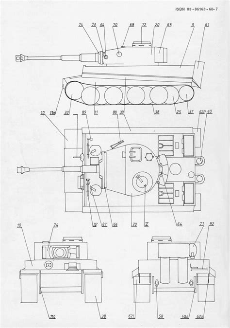 Kampfpanzer Zeichnung