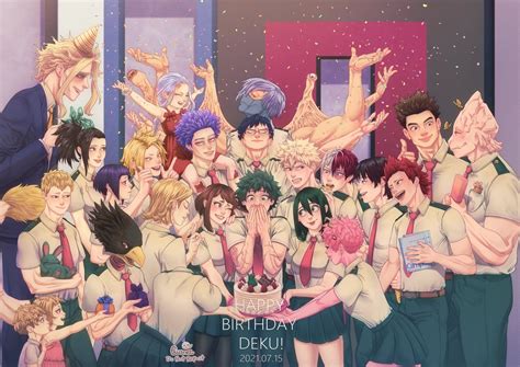 Deku Birthday Class 1 B Boku No Hero Academia Funny Best Anime Shows