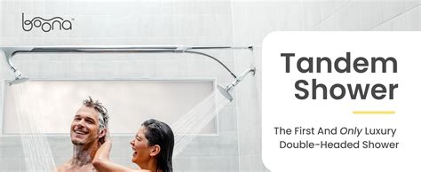 Boona The Original Tandem Shower As Seen On Shark Tank Double