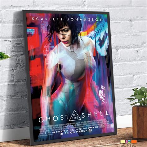 Quadro Pôster Filme a Vigilante do Amanhã Ghost In The Shell