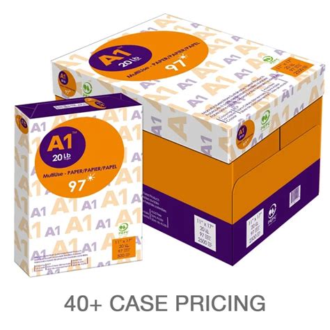 A1 Premium Printer Paper Ledger 11 In X 17 In 97 Bright 20 Lb