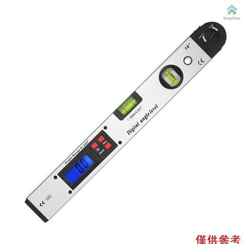 Y 0 225 度數字角度水平儀測角儀 400 毫米 16 英寸電子量角器傾角儀帶雙水平儀用於水平垂直測量 蝦皮購物