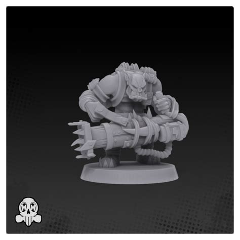 3d Printable Orc 2h Breacher Commando Modular Kit By Malicious Minis