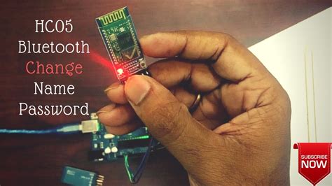 Change Name And Password Of HC HC Bluetooth Module Arduino YouTube