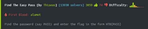 find the easy pass hackthebox challenge the dutch hacker