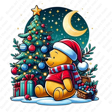 Winnie The Pooh Christmas Clipart Winnie The Pooh Png New Year