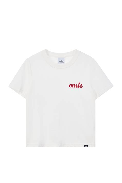 Womens Applique T Shirt White Emis