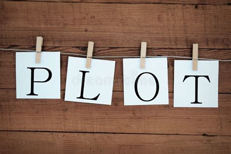 Word Plot Printed On Paper Macro Stock Photo Image Of Document Abstract 121492572