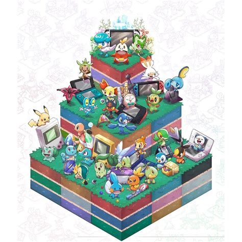 Bộ 3 Grass Fire Water Starter Pokemon Gen 134589 Shopee Việt Nam