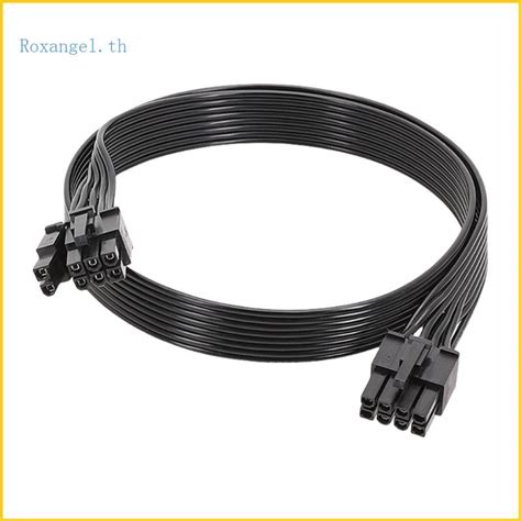 Rox ประสิทธิภาพ 8pin ถึง 6 2 Pin Pcie Gpu สายไฟ 50 ซม ความยาวสําหรับ