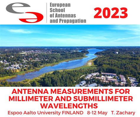 European School Of Antennas And Propagation Esoa On Linkedin Esoa Course 2023 Antenna