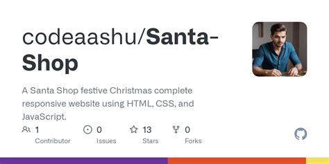 Github Codeaashusanta Shop A Santa Shop Festive Christmas Complete Responsive Website Using