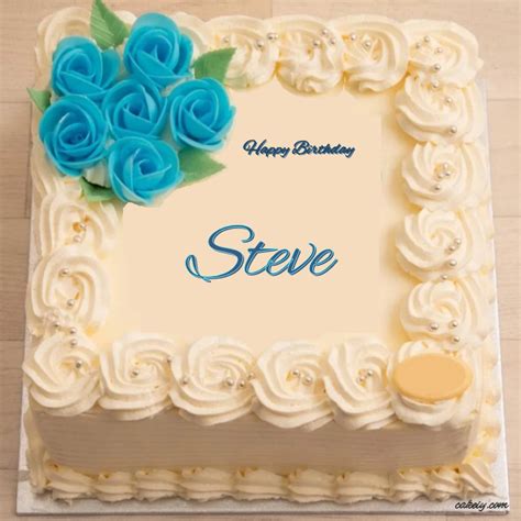 🎂 Happy Birthday Steve Cakes 🍰 Instant Free Download Cakeiy