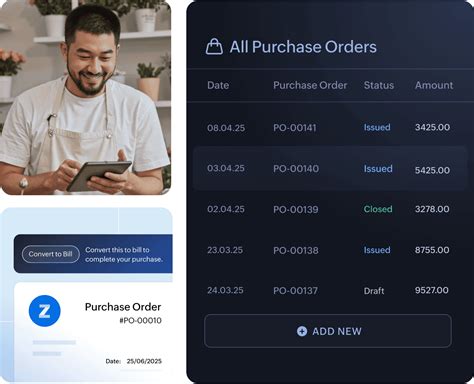 Purchase Order Software For Businesses Zoho Books