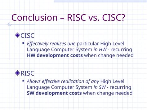 Tibor Ppt Risc Vs Cisc Cisc Risc Features Ppt