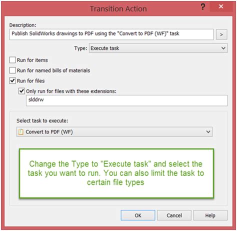 How To Generate A PDF During A Release Process Using WorkFlow In EPDM Computer Aided Technology