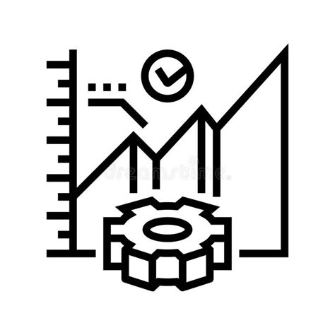 Efficiency Improvement Manufacturing Engineer Icon Color Illustration
