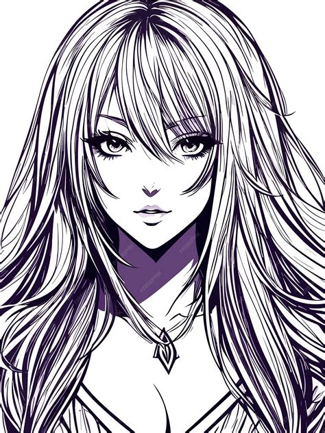 Premium Vector A Vector Art Handdrawn Pencil Of A Beautiful Cute Woman Sketch Illustration