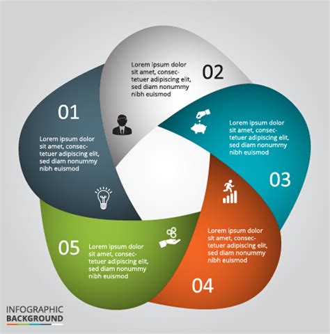 Modern Circular Infographics Vector Design Set 14 Vector Business