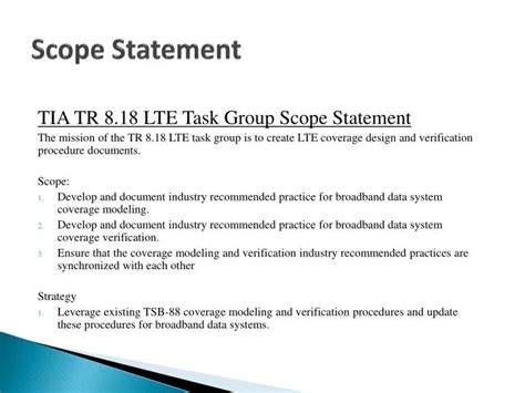 PPT Scope Statement PowerPoint Presentation Free Download ID