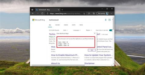 Fix Your Browser Cant Access The Clipboard Technoresult