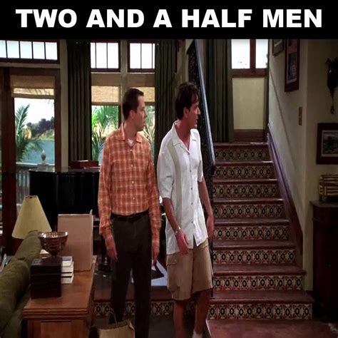 Good Scene In S8e1 Two And A Half Men Joncryer Charliesheen