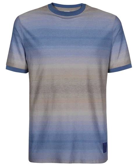 폴스미스 남성 티셔츠 Paul Smith M1r 919t K02020 Untitled Stripe Cotton T Shirt