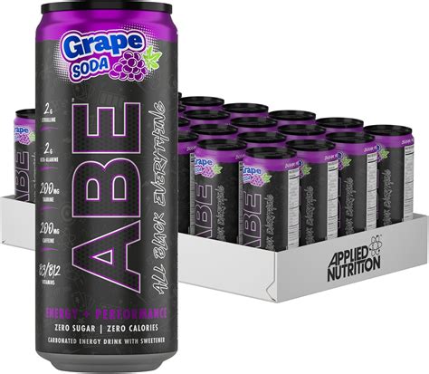 Applied Nutrition Abe Pre Workout Cans All Black Everything Energy