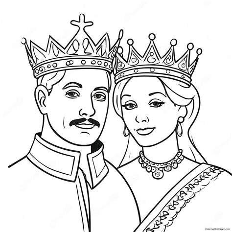 King And Queen Coloring Page 70694 55960
