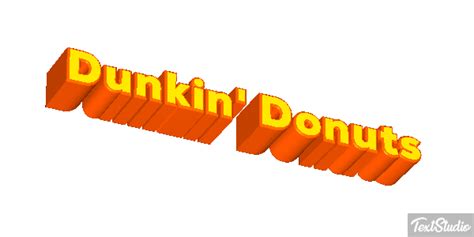 Dunkin Donuts Brand Animated  Logo Designs