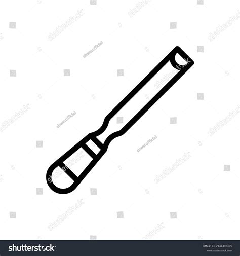 chisel tool icon tools icon vector stock vector royalty free