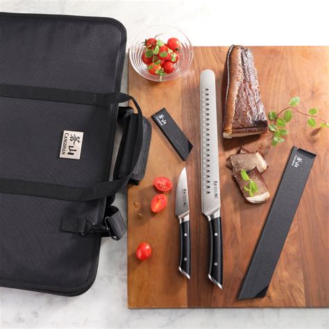 Cangshan Helena Series German Steel Forged 9 Piece Bbq Knife Bag Set