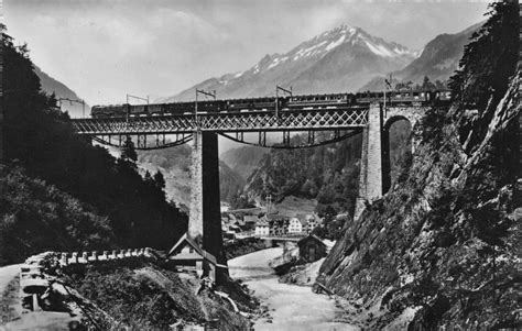 Amsteg Mit Balmviadukt Der Gotthardbahn Kaufen Auf Ricardo