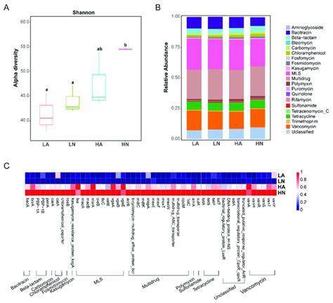 Diversity And Abundance Of Different Antibiotic Resistance Genes