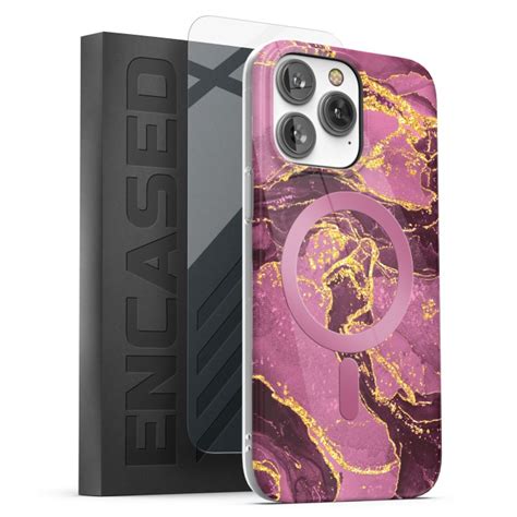 Iphone 14 Pro Max Loop Case In Gold Leaf With Screen Protector Encased