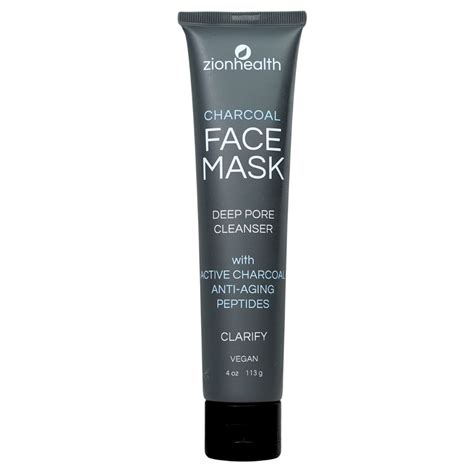 Charcoal Face Mask Deep Pore Cleanser Adama Minerals