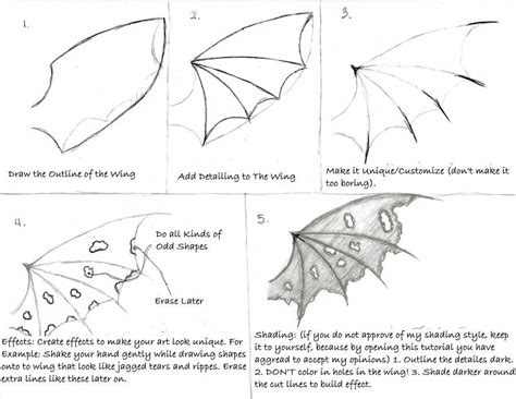 How To Draw Dragon Wings Step By Step Drawing Guide By Dawn Artofit