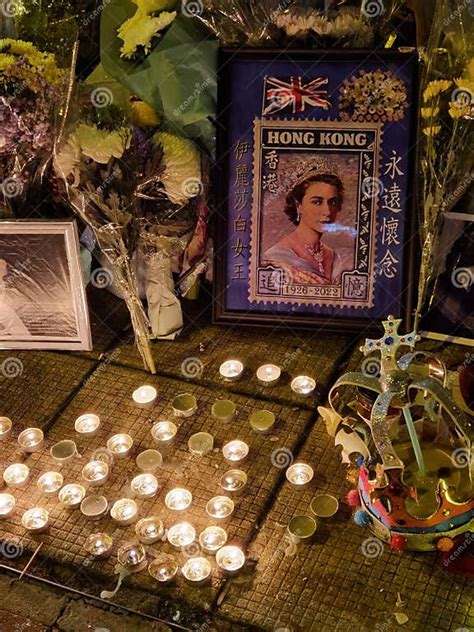 Hong Kong British Consulate General Public Farewell Mourning Queen