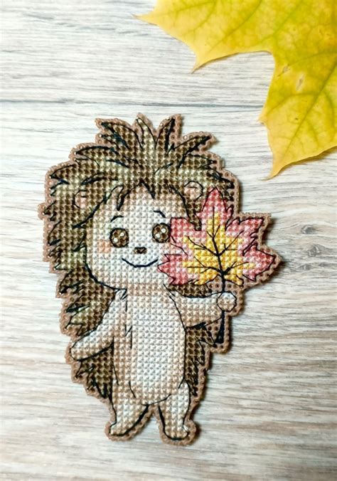 Hedgehog S Joys Herbarium Cross Stitch Pattern Code AlV 122 Alina