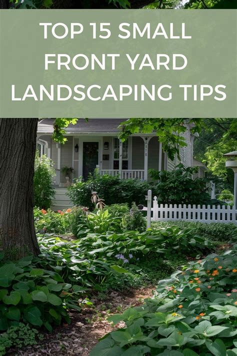Top 15 Small Front Yard Landscaping Tips En 2024
